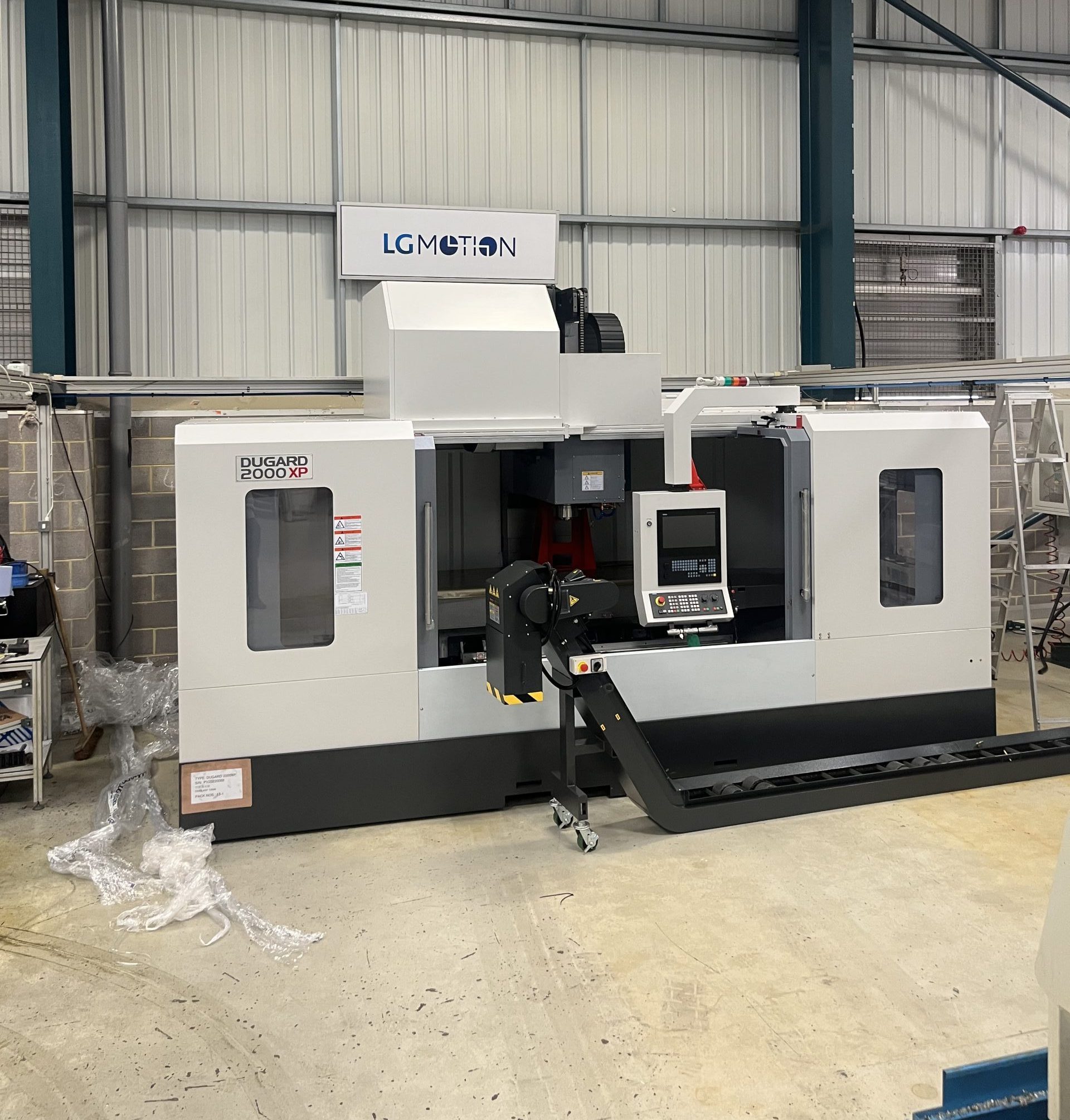 Our new Dugard CNC machine is here! - LG Motion Ltd