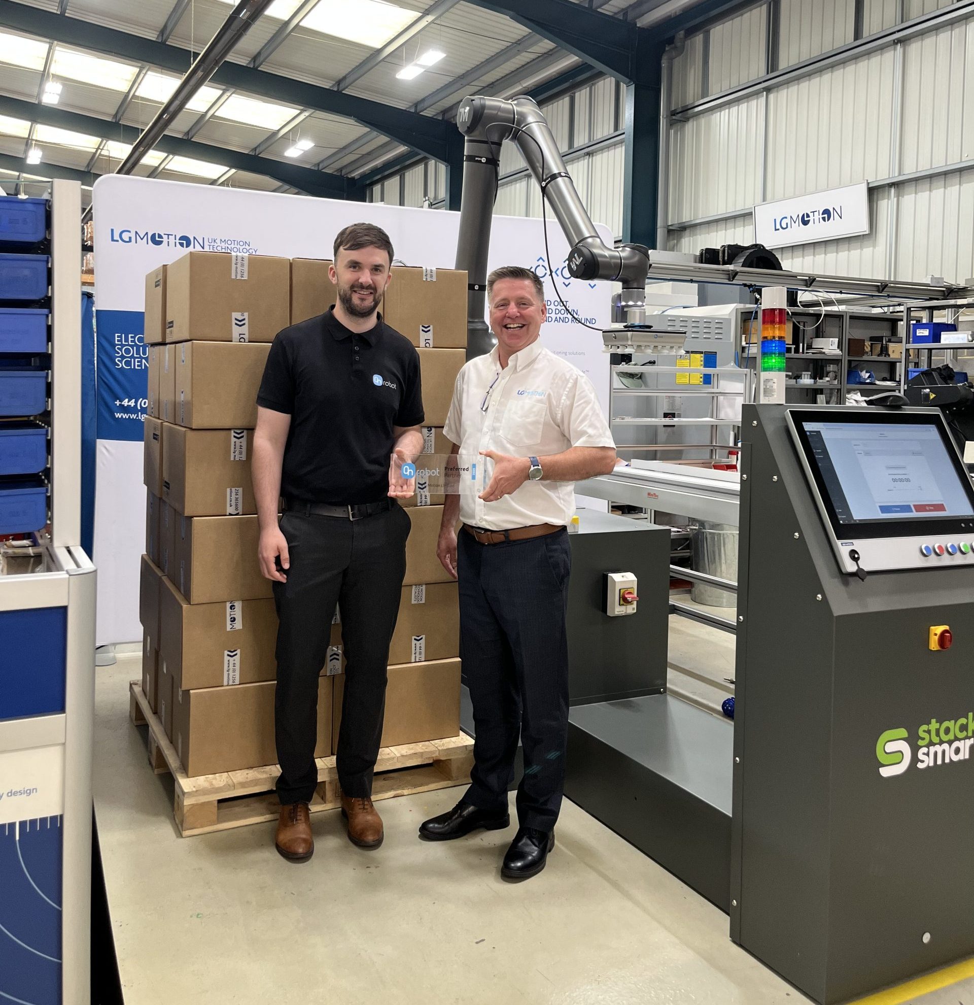 LG Motion appointed as OnRobot Preferred Partner! - LG Motion Ltd